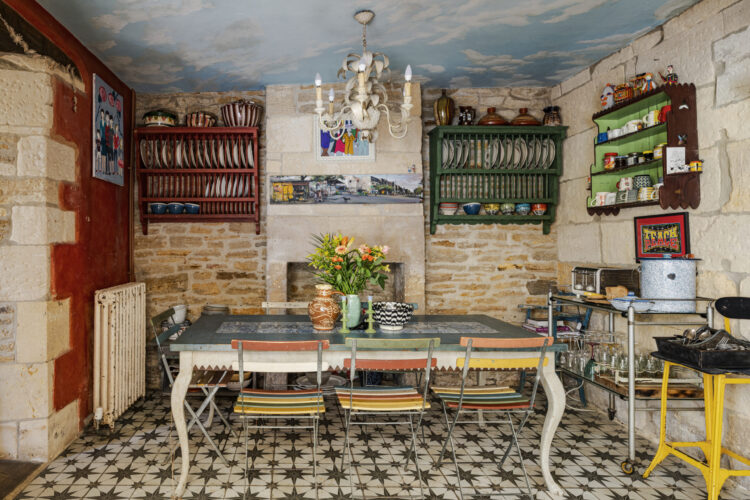 A Private View: A playful Georgian home richly decorated with colour ...